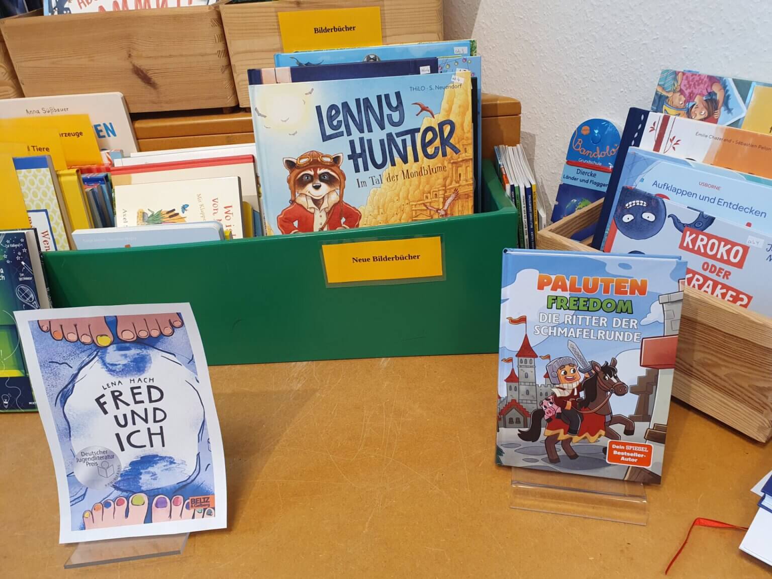 Die 5C zu Besuch im Buchhaus Elsenfeld – Julius-Echter-Gymnasium Elsenfeld